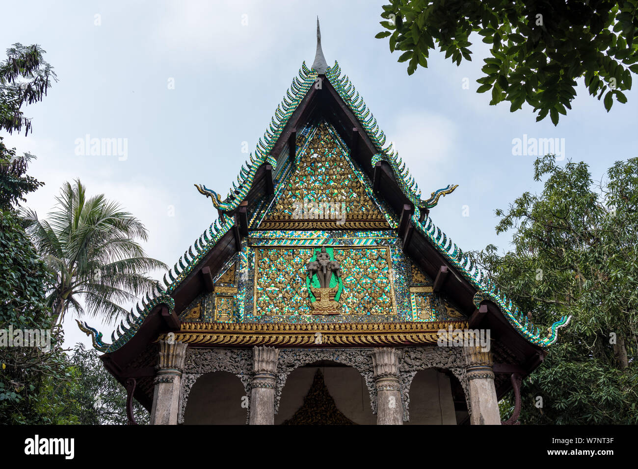 Royal Palace Haw kham of the National museum complex of Luang Prabang ...
