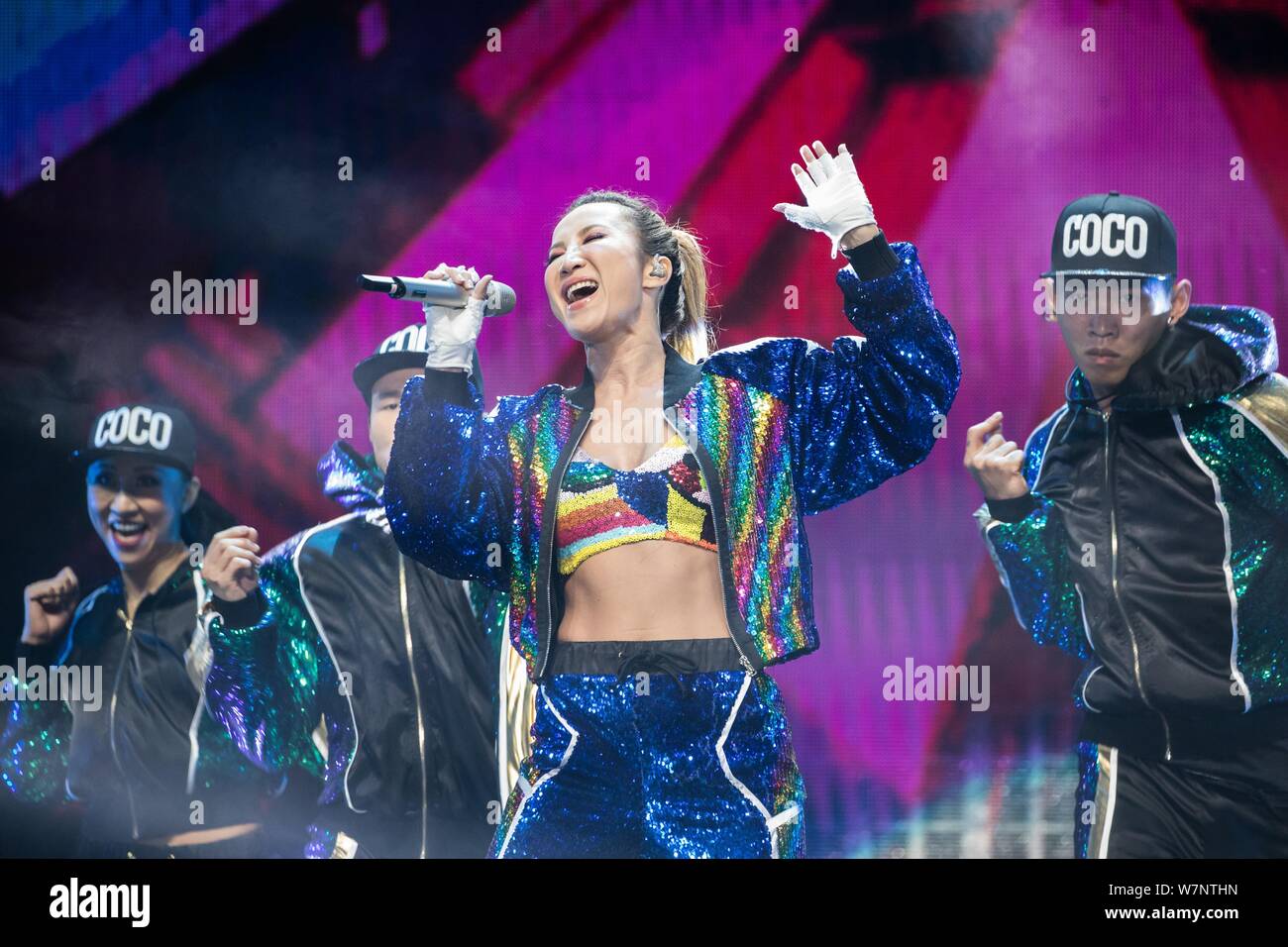 Hong Kong-born American singer-songwriter Coco Lee performs during the ...