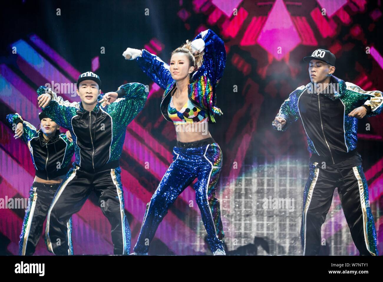 Hong Kong-born American singer-songwriter Coco Lee performs during the ...