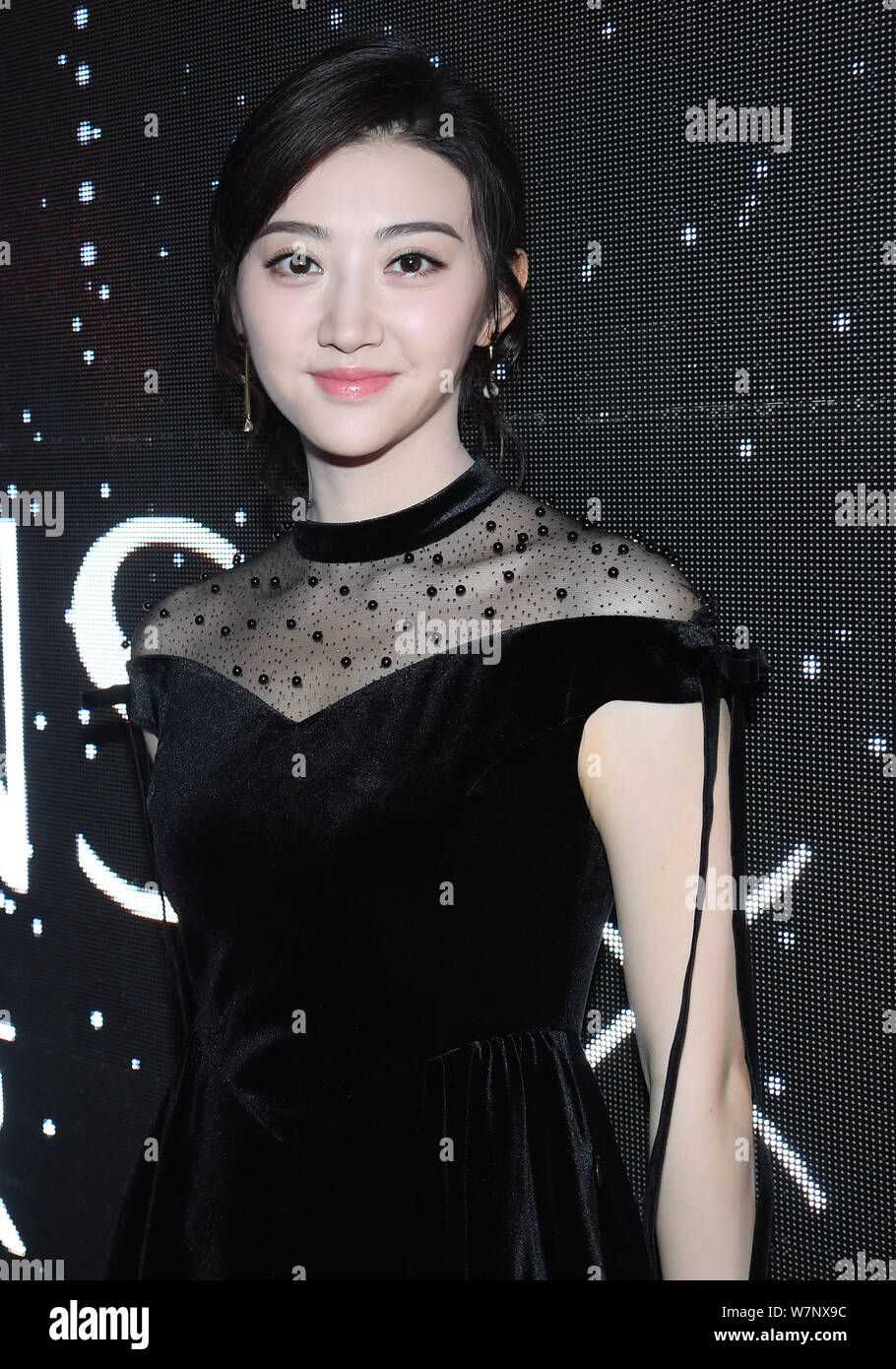 Chinese actress Jing Tian attends a launch event for new products of ...