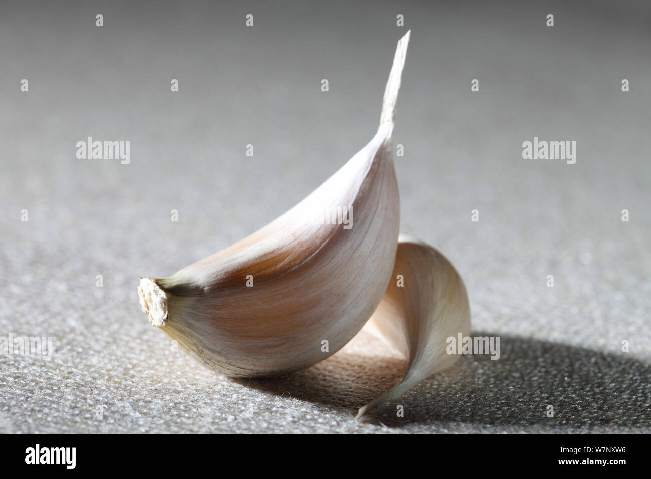 Close up of two garlic cloves Stock Photo - Alamy