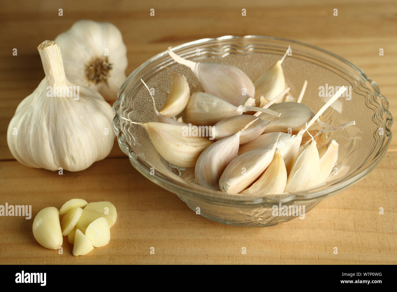 Close up of garlics Stock Photo - Alamy
