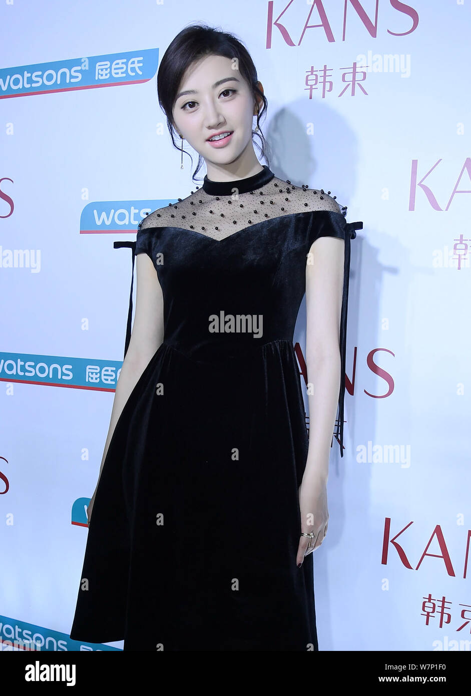Chinese actress Jing Tian attends a launch event for new products of ...