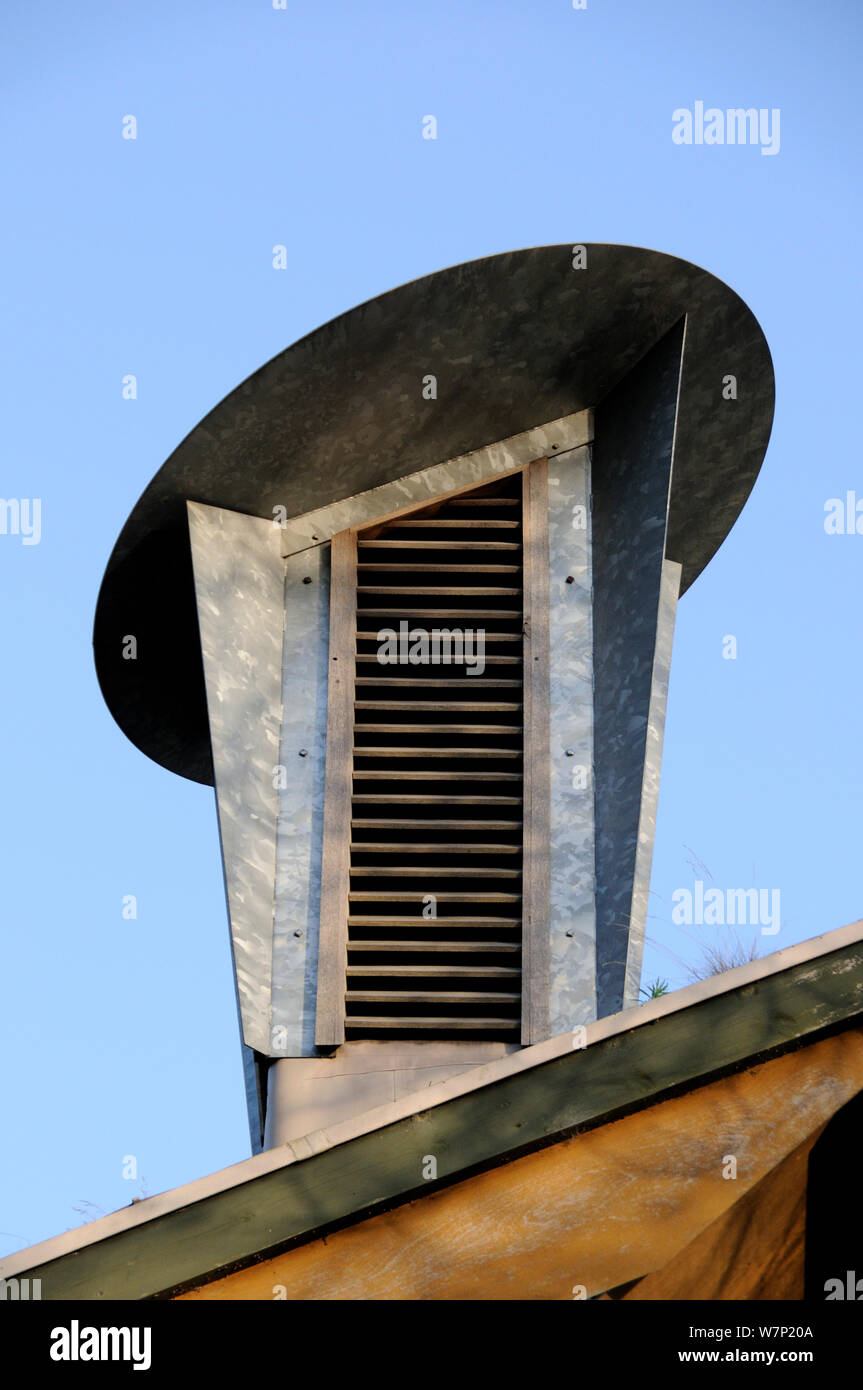 A Cowl which incorporates a passive ventilation system on the roof of ...