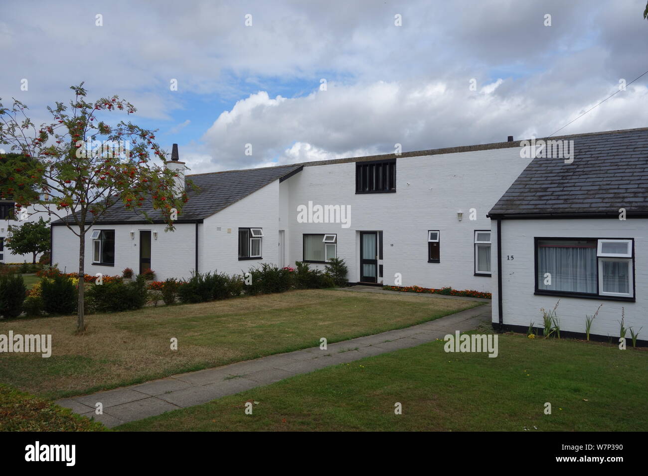 Rushbrooke estate village, Suffolk, rebuilt for Victor Rothschild 1950 ...