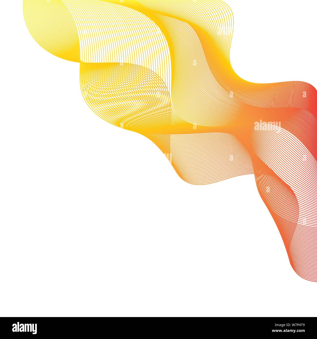 Abstract smooth color wave vector. Curve flow blue motion illustration ...