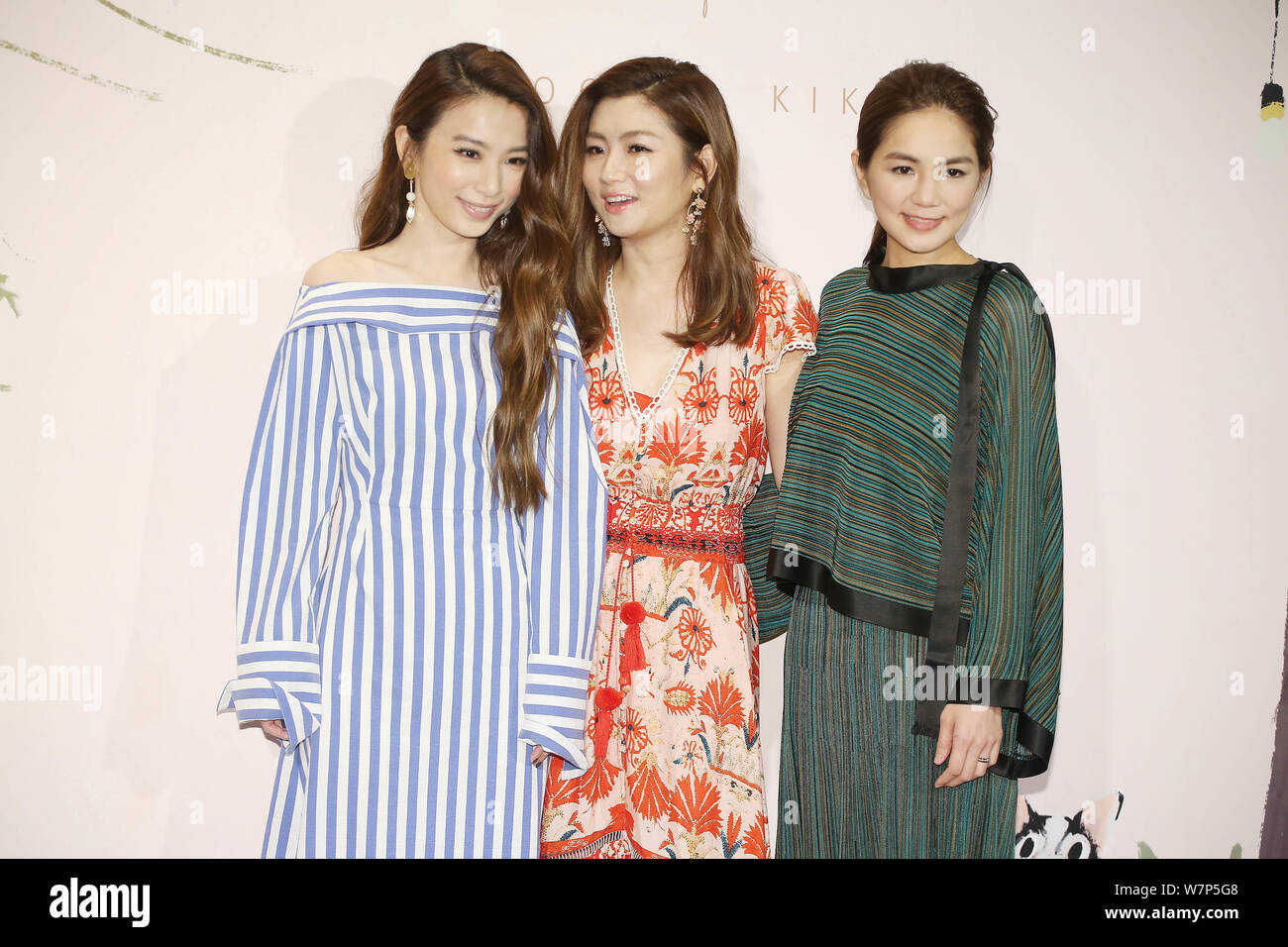 **TAIWAN OUT**(From left) Hebe, Selina, and Ella of Taiwanese girls ...