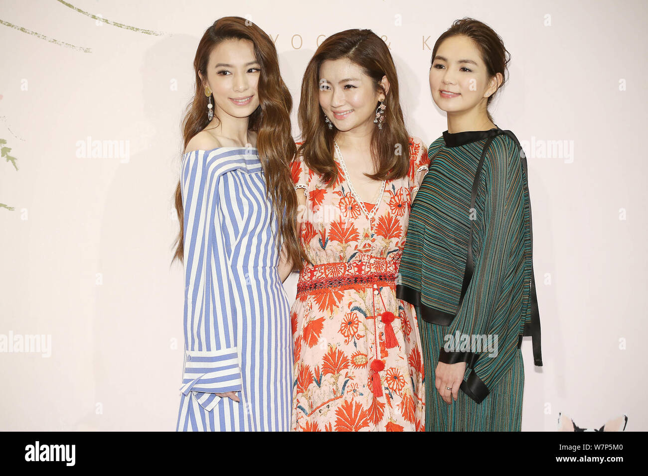 **TAIWAN OUT**(From left) Hebe, Selina, and Ella of Taiwanese girls ...