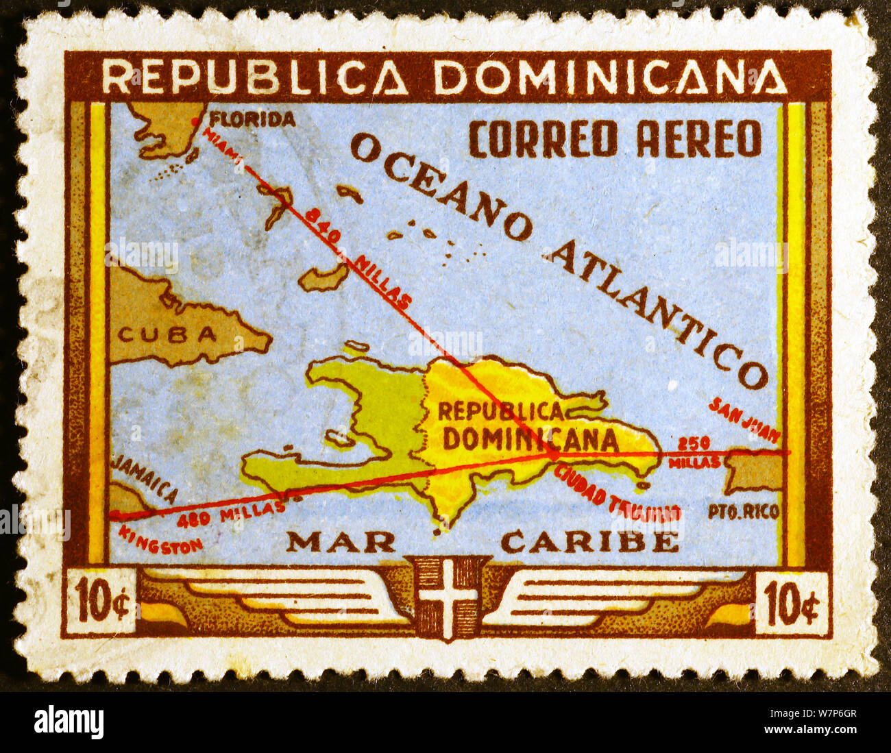 Printable Vintage Dominican Republic Maps