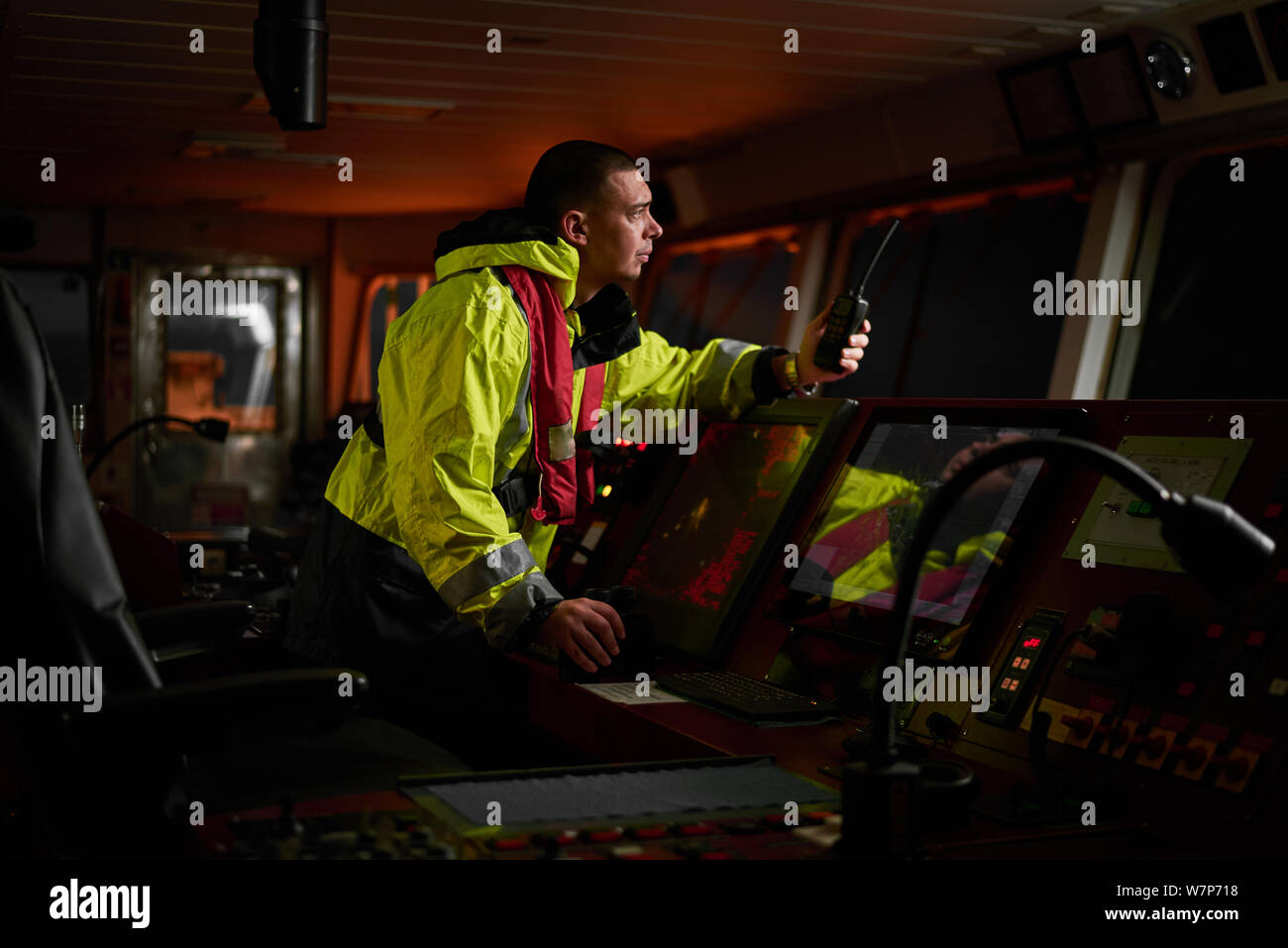 Ship radio room hi-res stock photography and images - Alamy