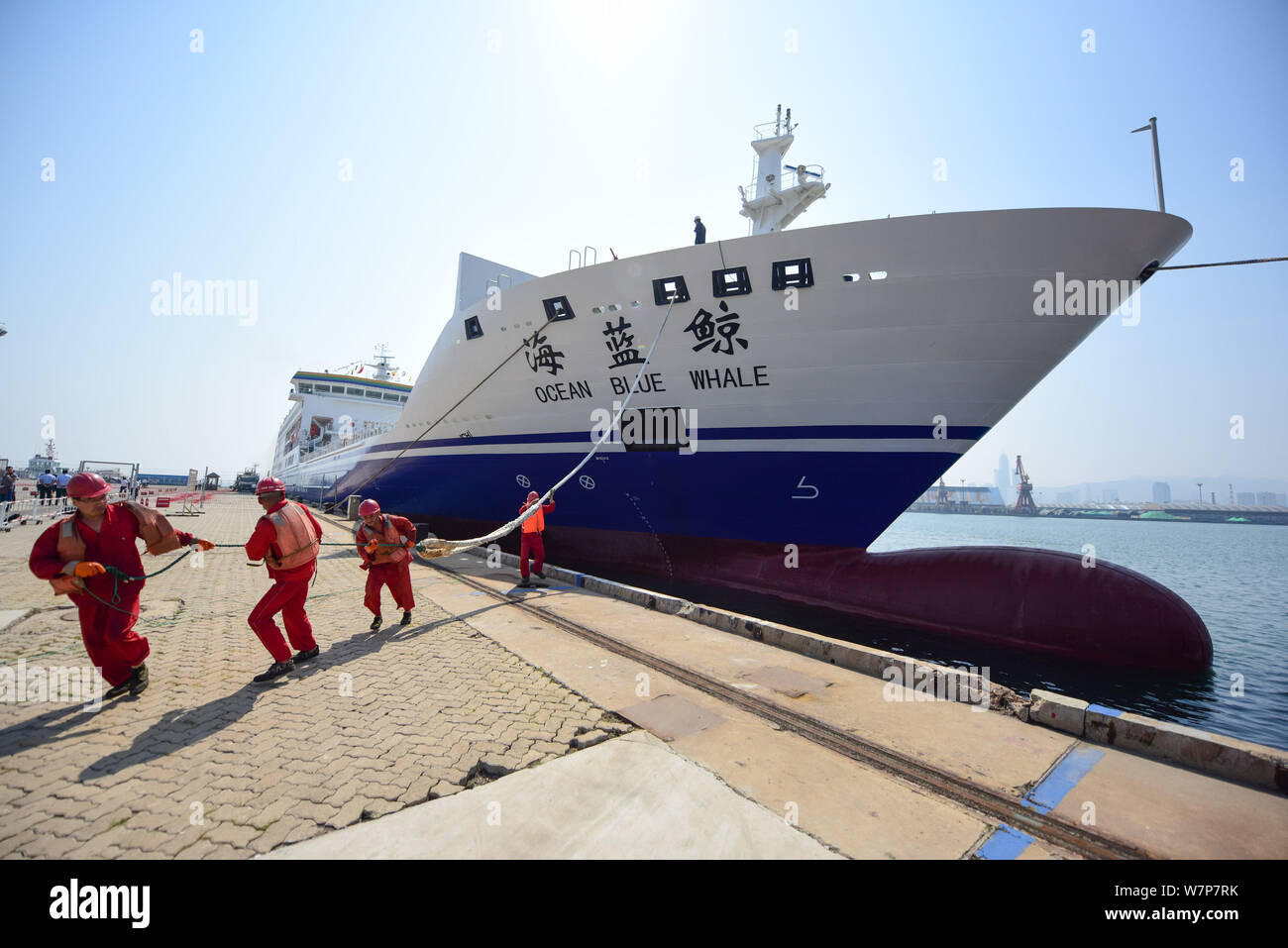Ocean Blue Whale, China's domestically designed large passenger ...