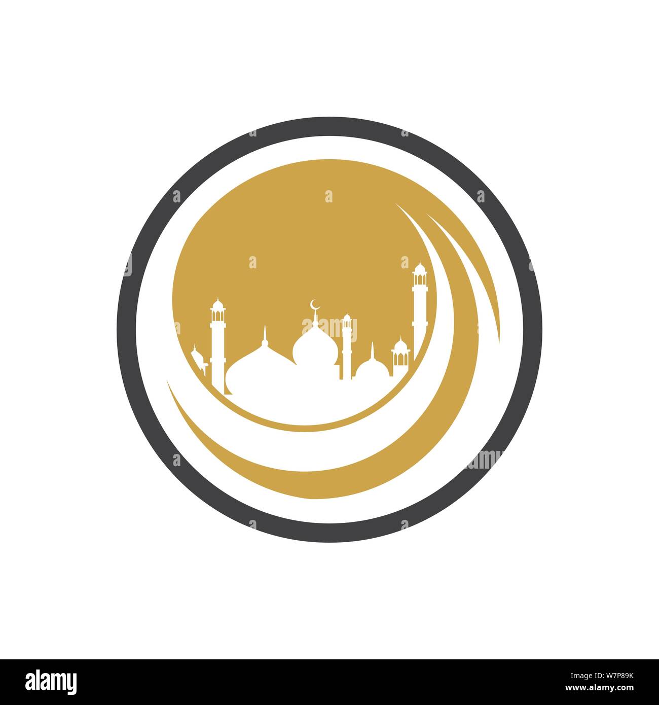 Moslem icon vector Illustration design template Stock Vector Image ...
