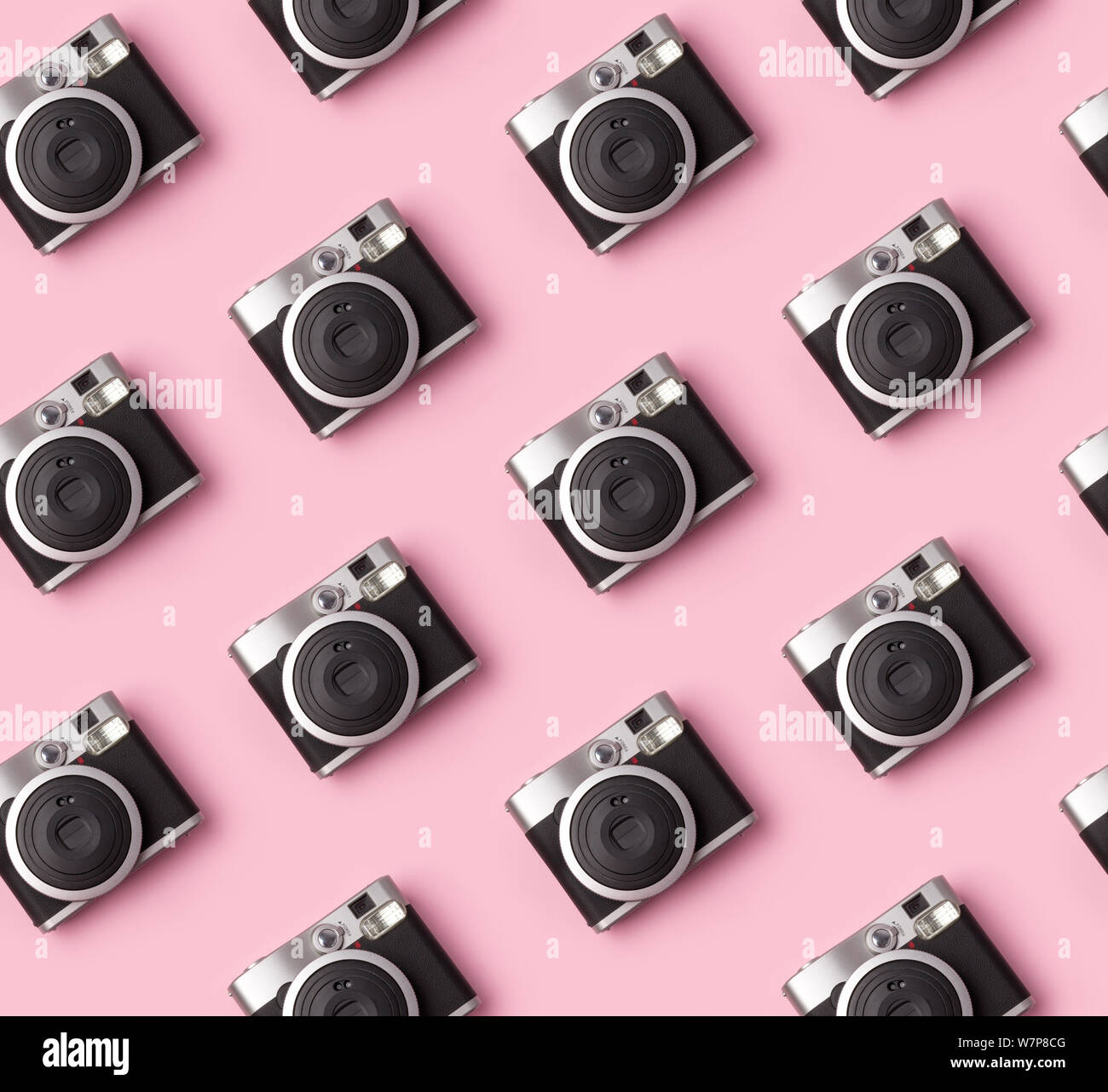 Vintage Pink Polaroid Camera