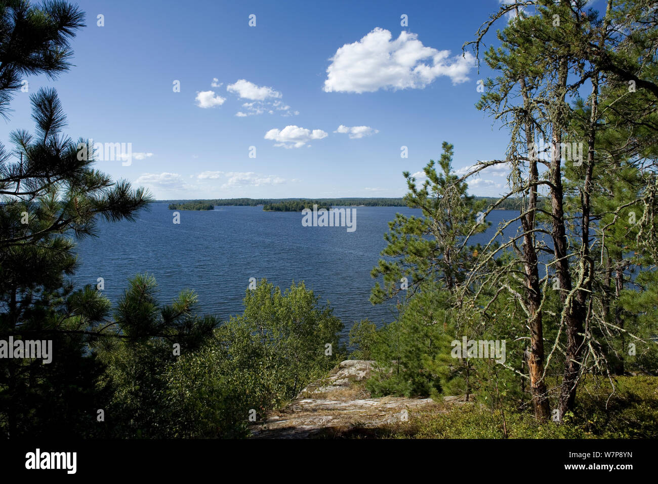 View of Kabetogama Lake along the Blind Ash Bay Trail in Voyageurs ...