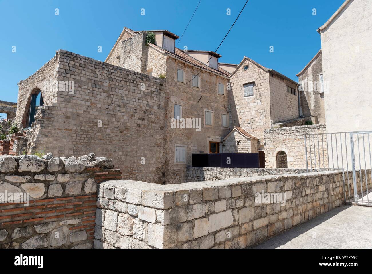 Old buildings in Split in Croatia Stock Photo - Alamy