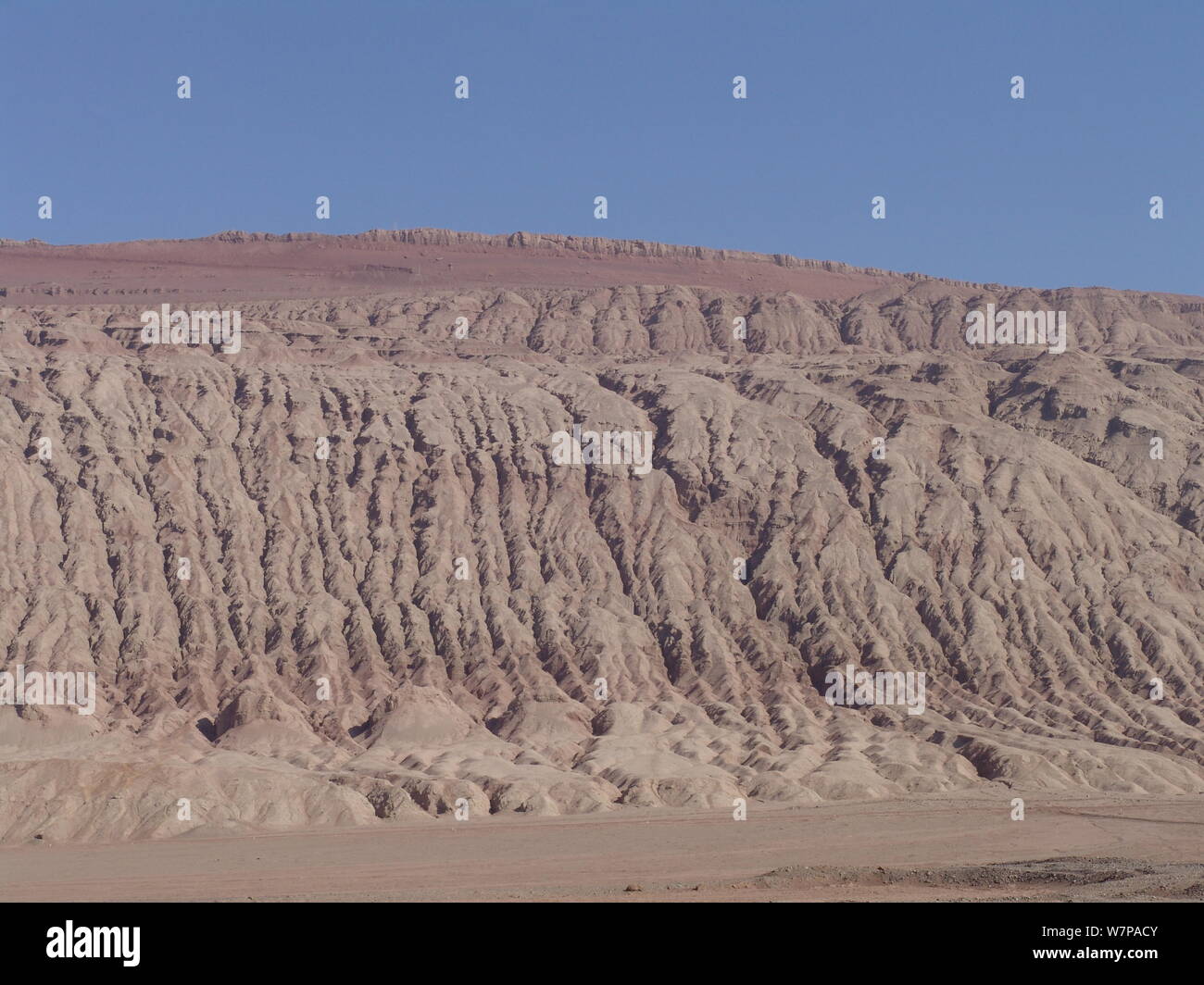 View of the Huoyan (Flaming) Mountain in Turpan Basin, northwest China ...
