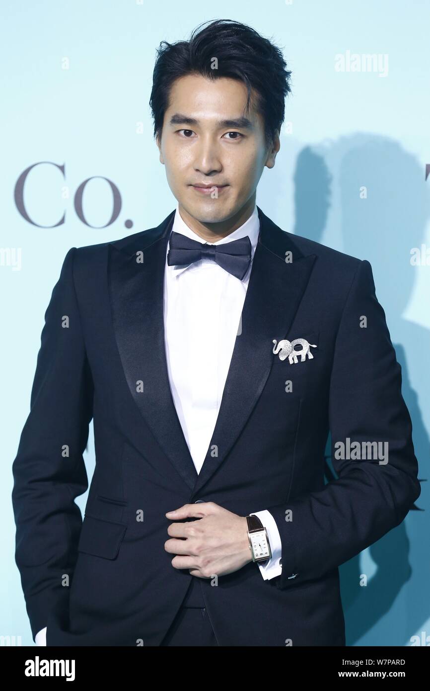 Taiwanese-Canadian actor Mark Chao arrives at a fashion event for ...
