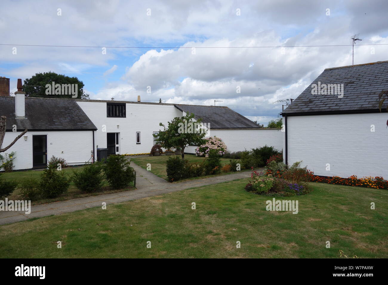 Rushbrooke estate village, Suffolk, rebuilt for Victor Rothschild 1950 ...