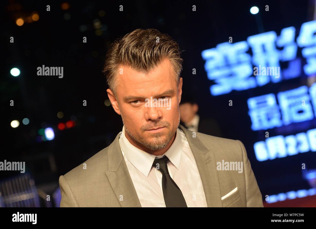 American actor Josh Duhamel attends a premiere for his movie ...