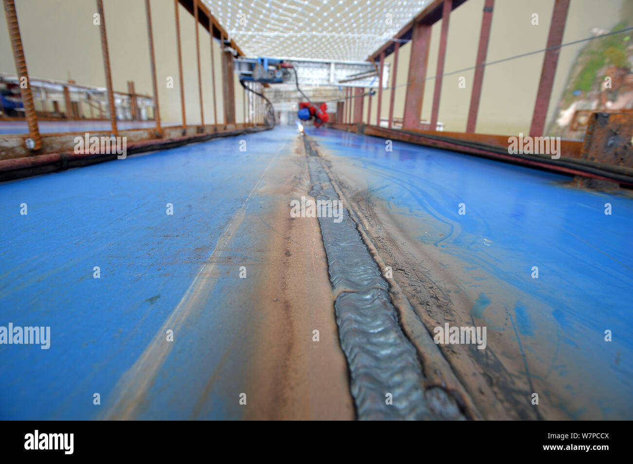 View of the Yibin Jinsha River Railway Bridge, the world's longest road ...