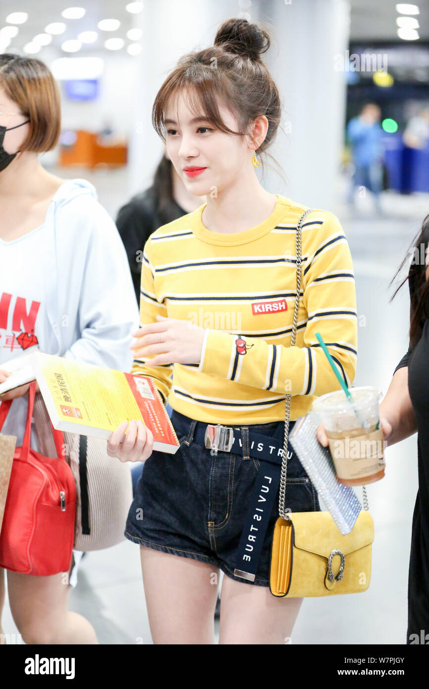 Chinese singer and actress Ju Jingyi of Chinese girl group SNH48 is ...