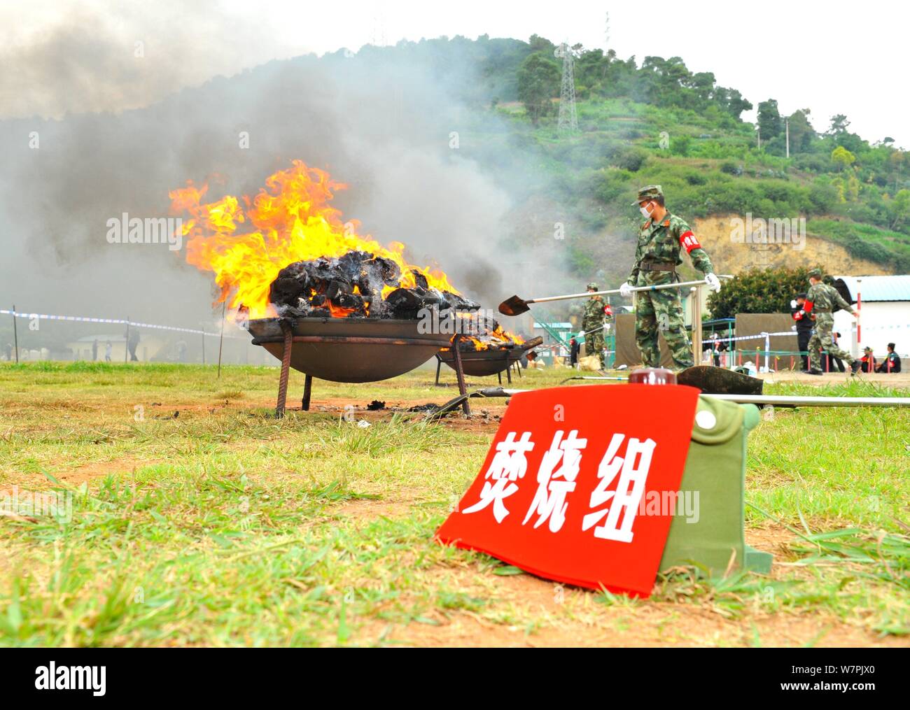 Drug burn hi-res stock photography and images - Alamy