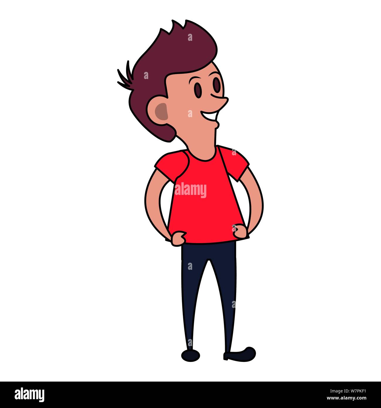 boy young child infancy cartoon Stock Vector Image & Art - Alamy