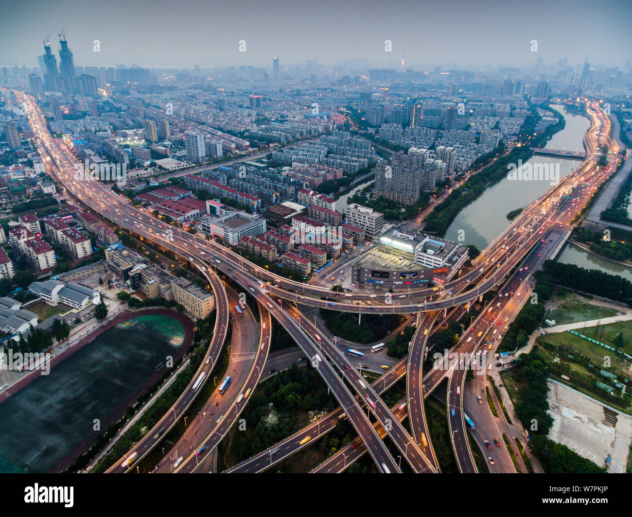 Nanjing birds eye view hi-res stock photography and images - Alamy