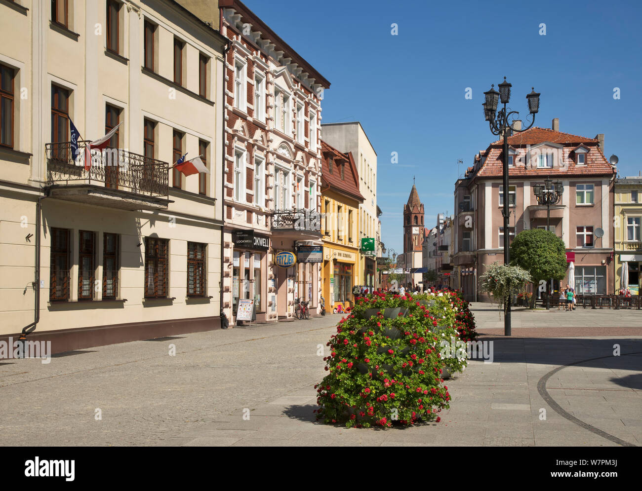 Freedom square in Znin. Poland Stock Photo - Alamy
