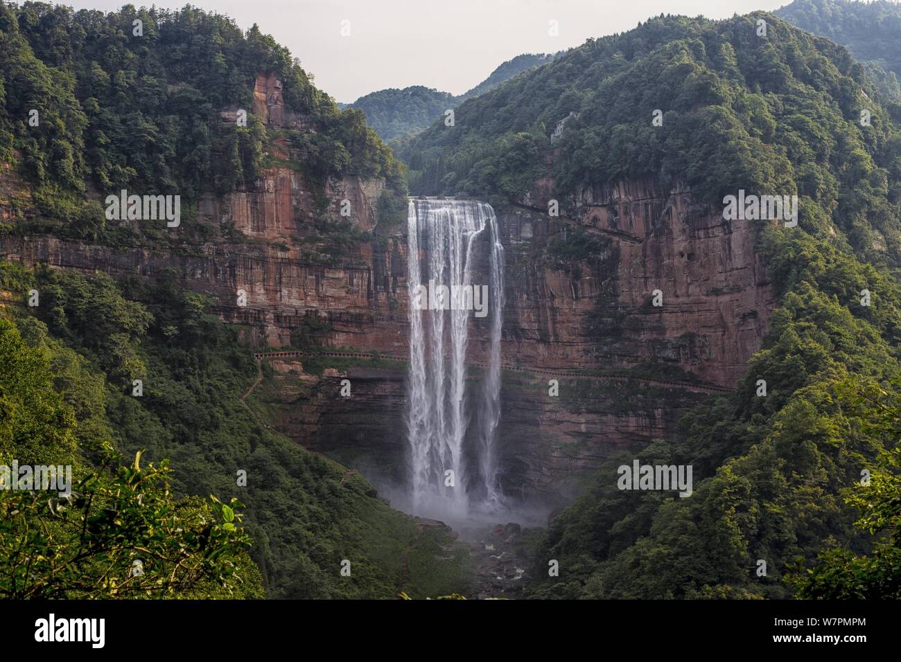 --FILE--Landscape of karst hill of Simian Mountain in Chongqing, China ...