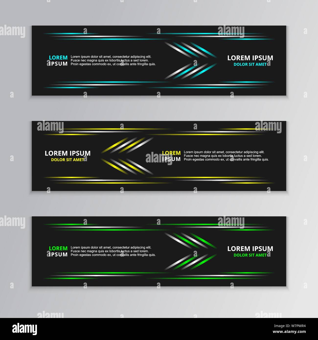Futuristic abstract banner template for company corporate techno ...