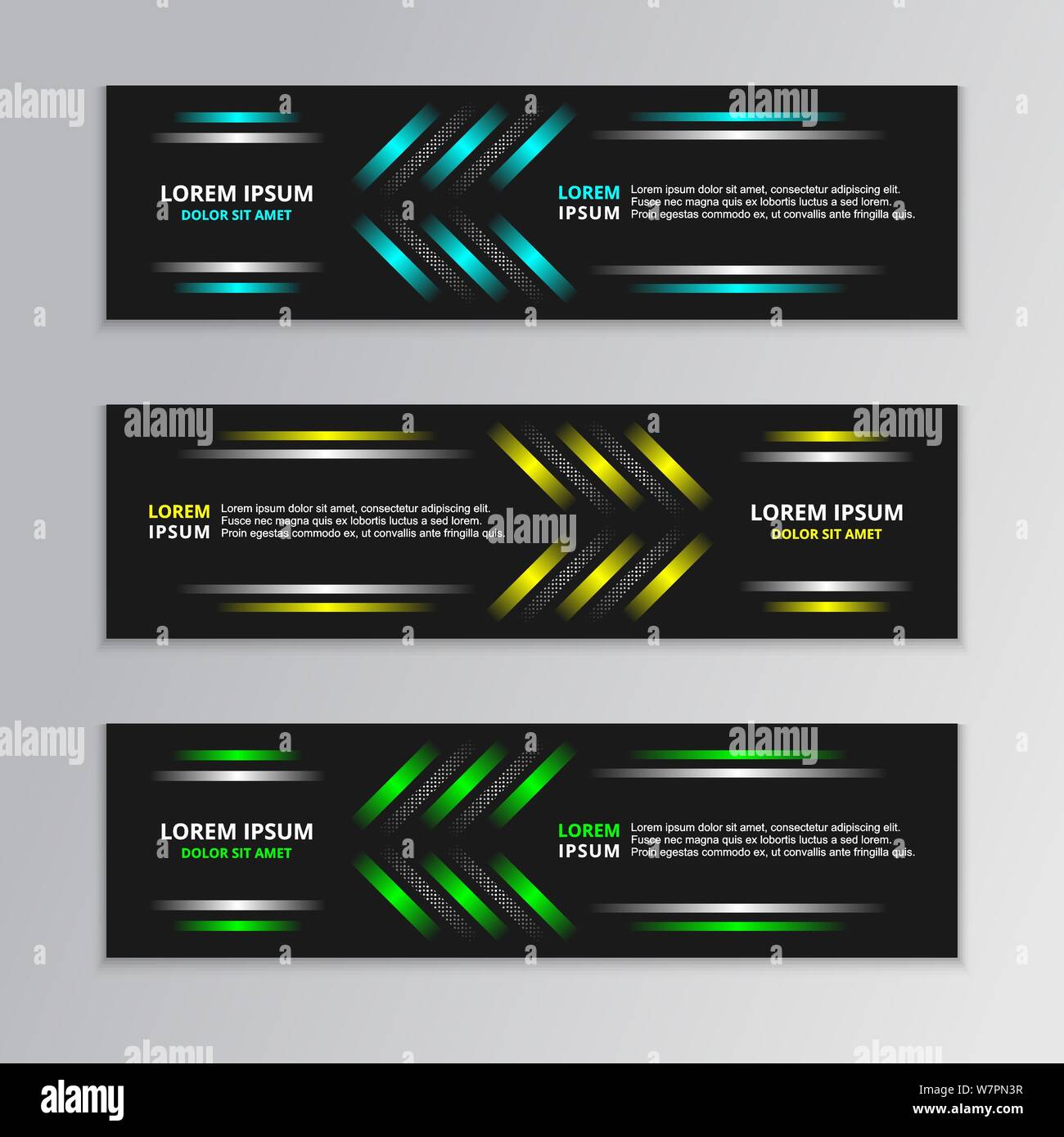 Futuristic abstract banner template for company corporate techno ...