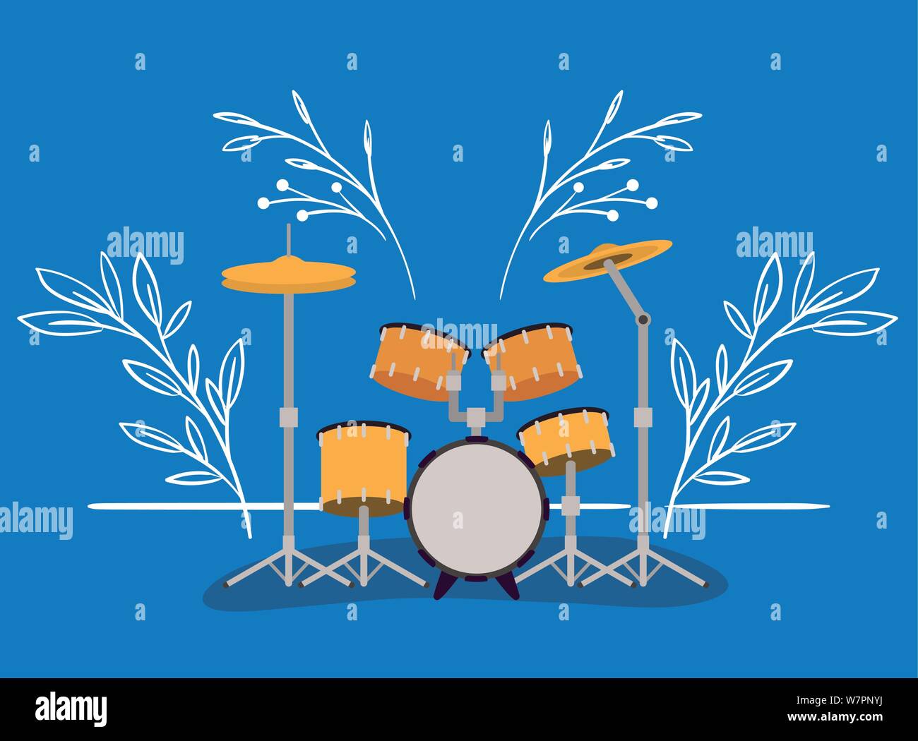 Battery drum Stock Vector Images - Alamy