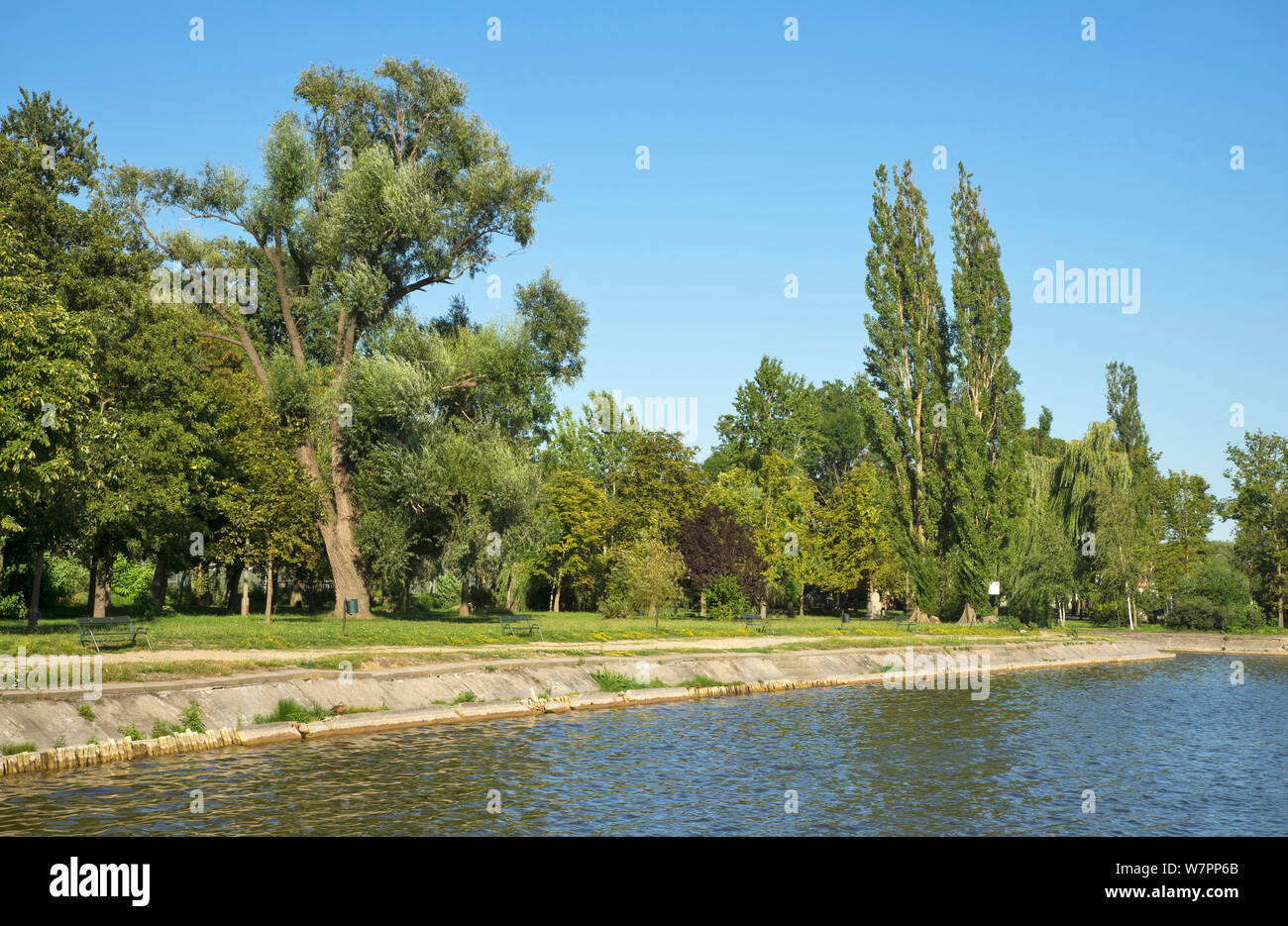 Male Zninskie lake in Znin. Poland Stock Photo - Alamy