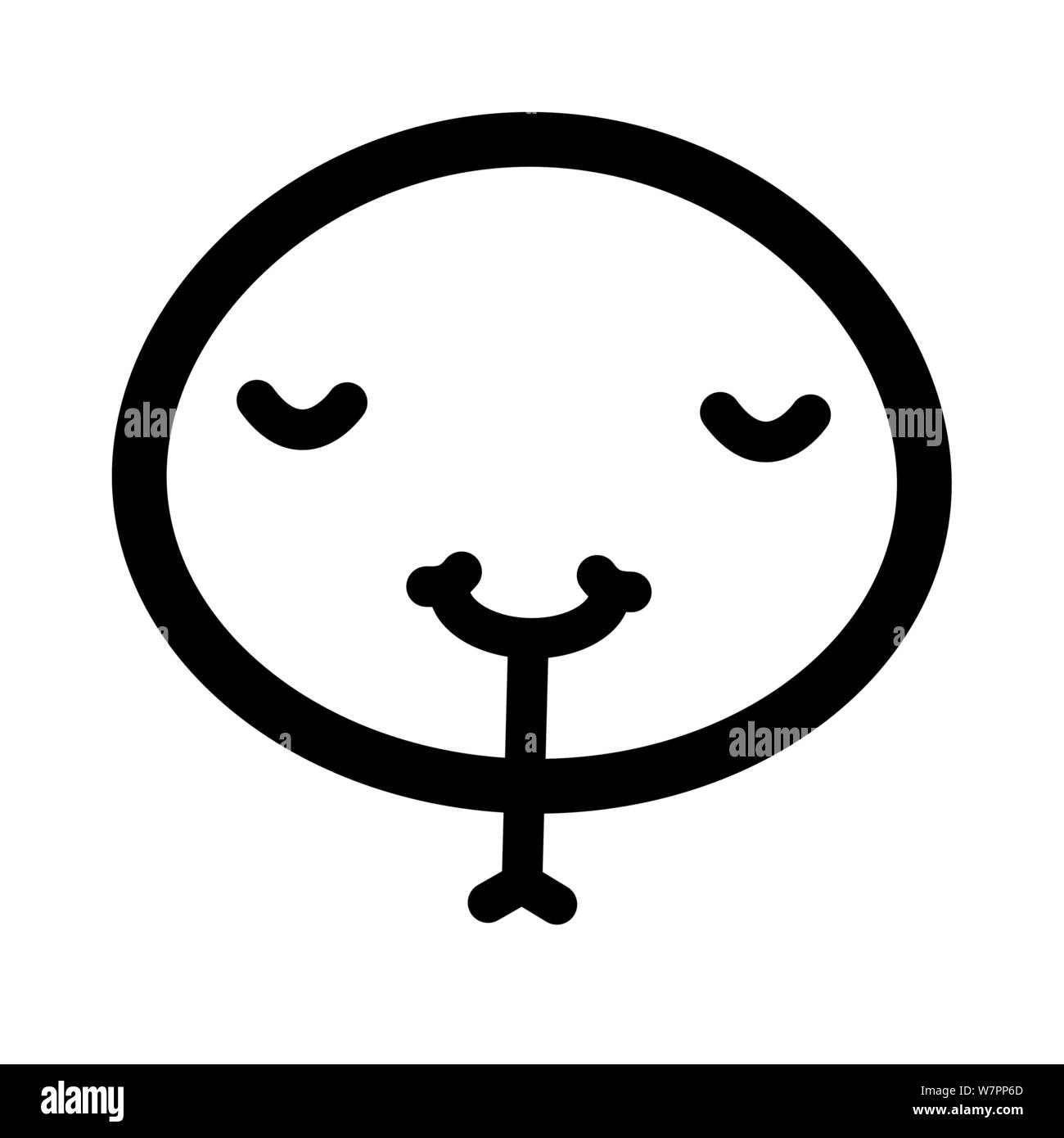 cute little snake head kawaii character vector illustration design ...