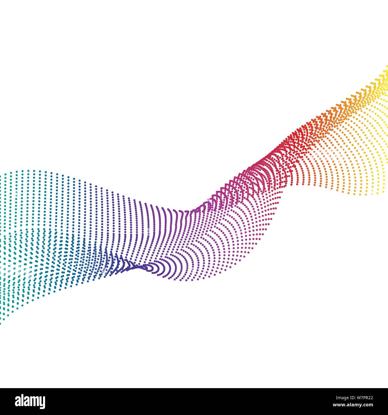Abstract smooth color wave vector. Curve flow blue motion illustration ...
