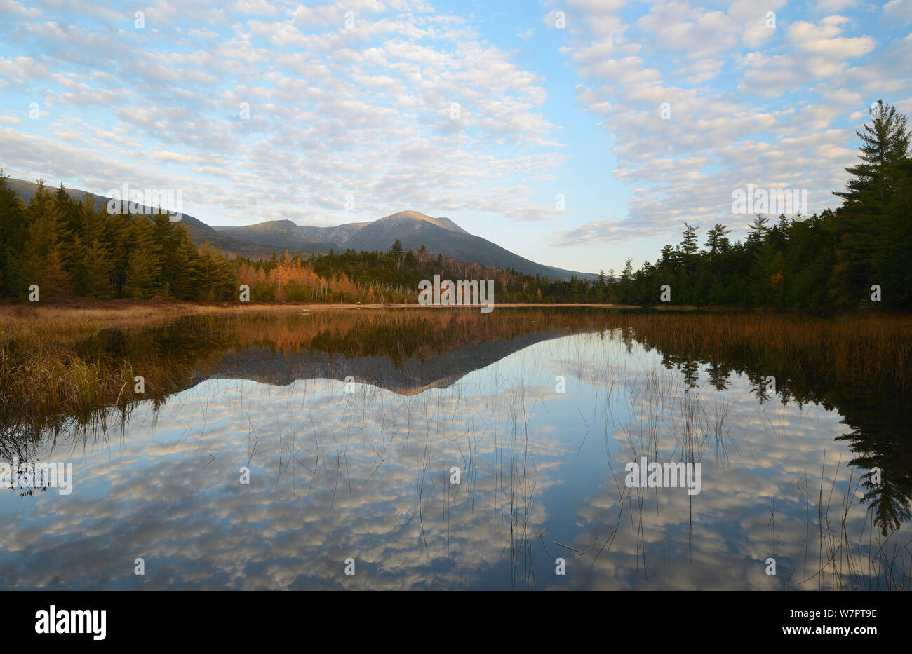 Mount Katahdin. Baxter State Park, Maine. October 2012 Stock Photo - Alamy
