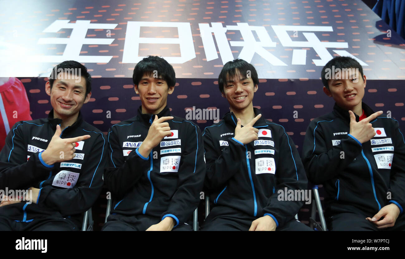 Winner Jin Ueda and Maharu Yoshimura of Japan, and runner-up Yuto ...