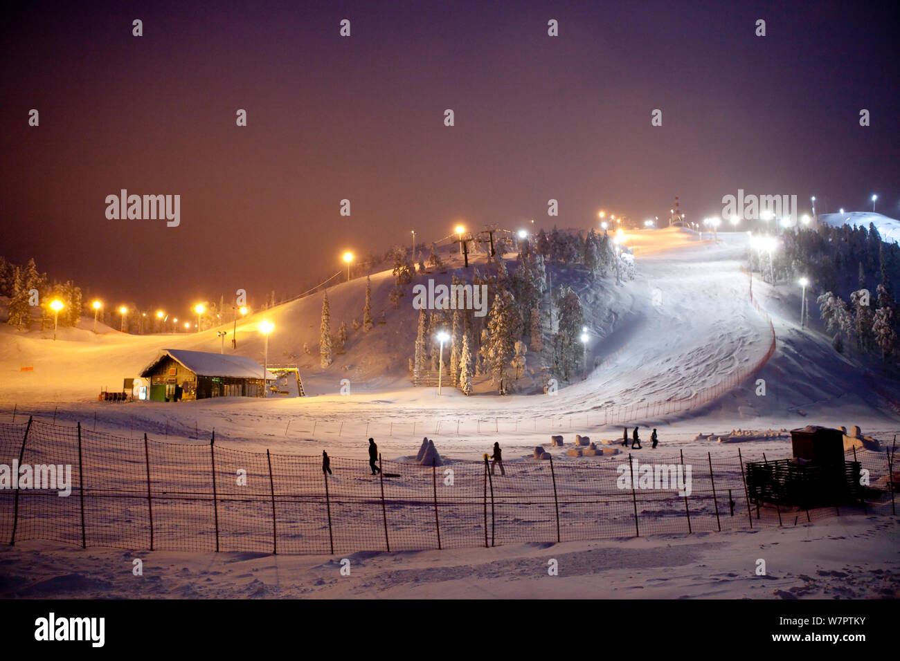 Lapland ski resort hi-res stock photography and images - Alamy