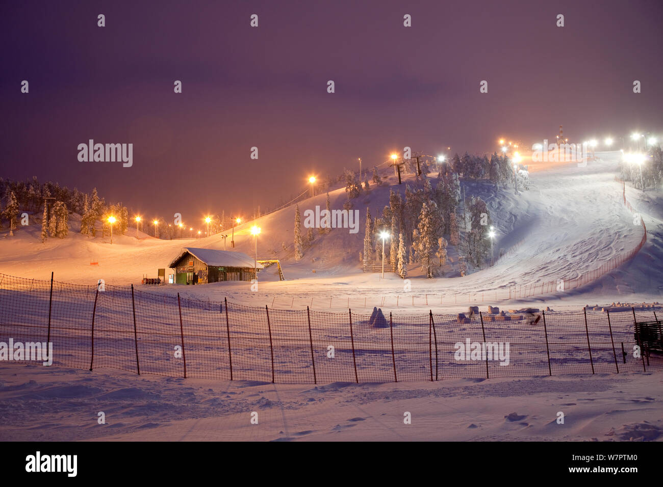 Ruka finland ski resort hi-res stock photography and images - Alamy