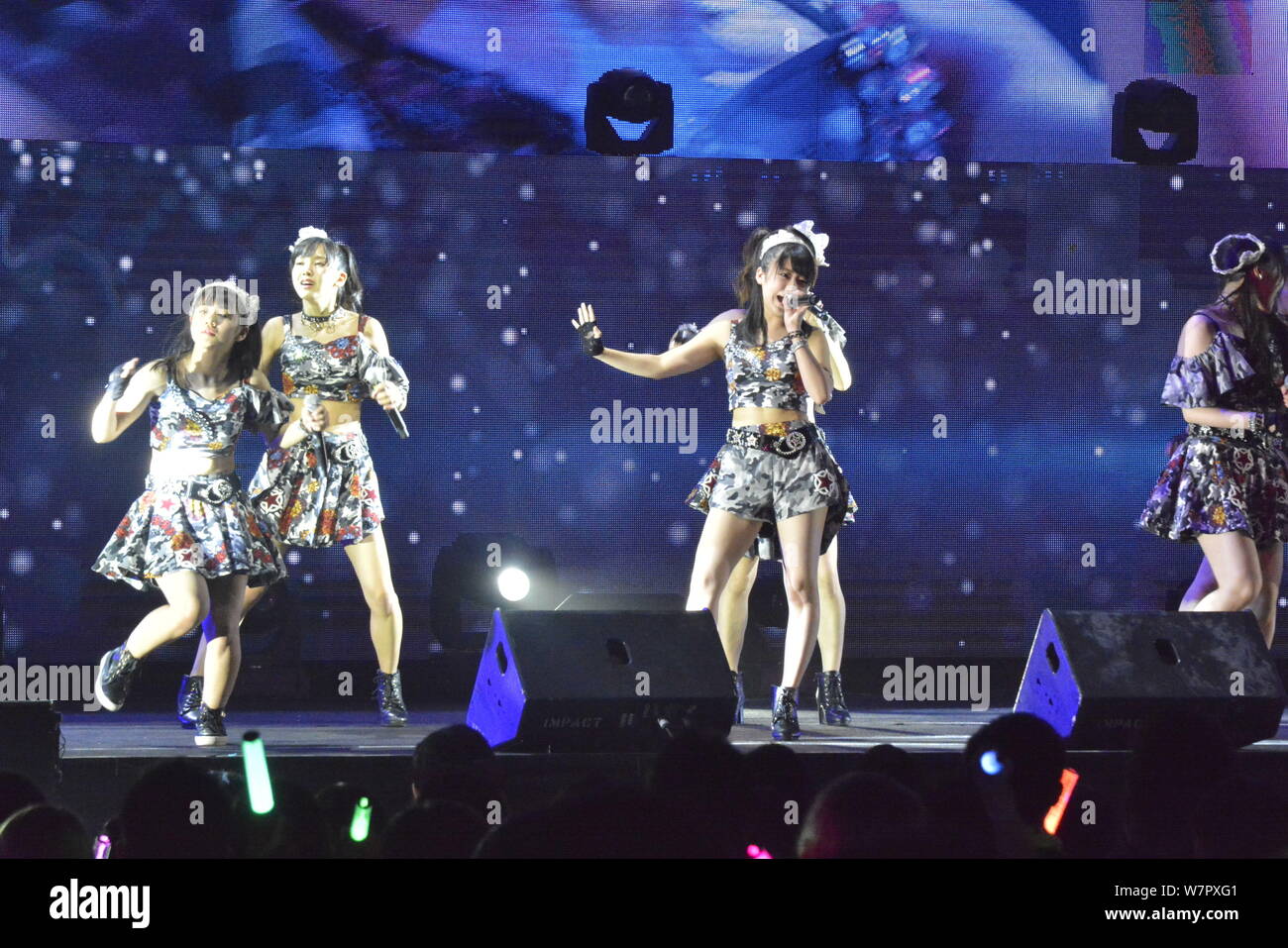 Members of Japanese girl group Morning Musume '17, formerly simply ...