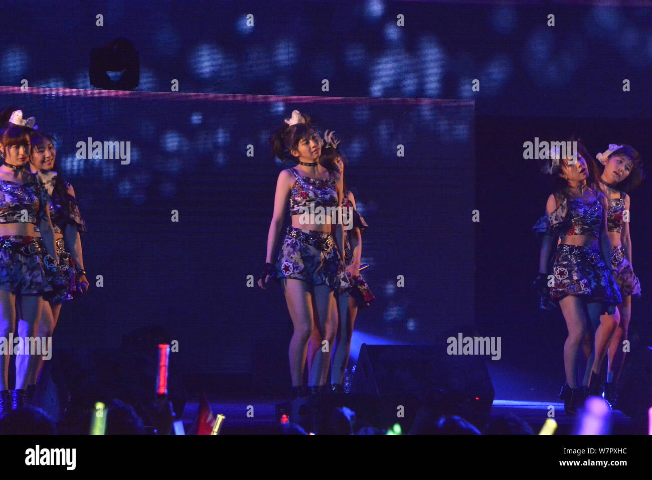 Members of Japanese girl group Morning Musume '17, formerly simply ...