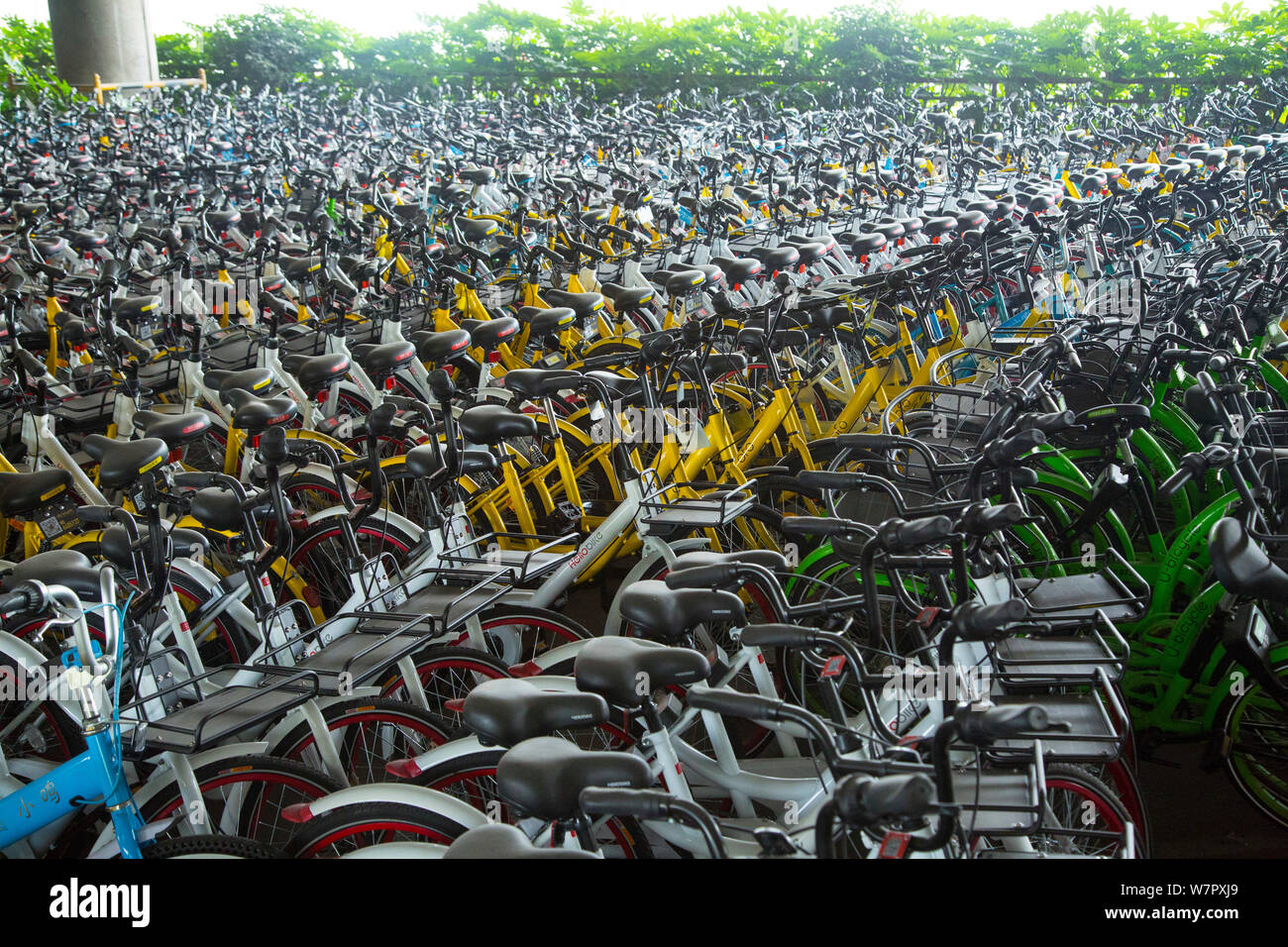 Bicycle graveyard china hi-res stock photography and images - Alamy