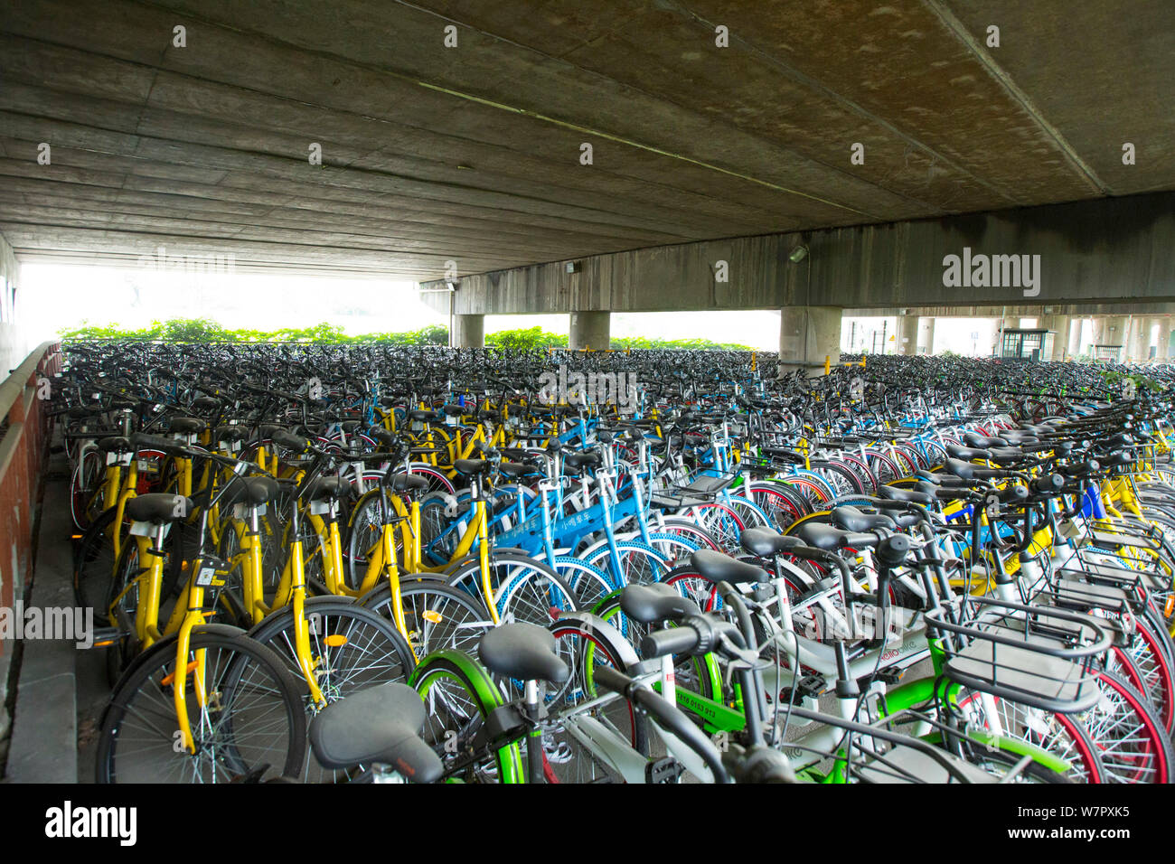 Bicycle graveyard china hi-res stock photography and images - Alamy