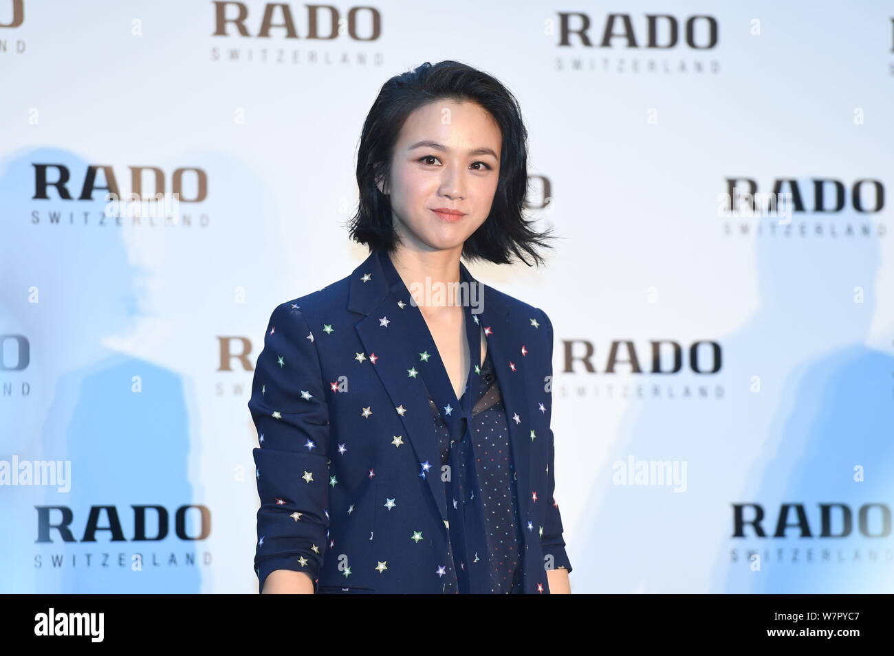 Chinese actress Tang Wei attends a promotional event for RADO watches ...