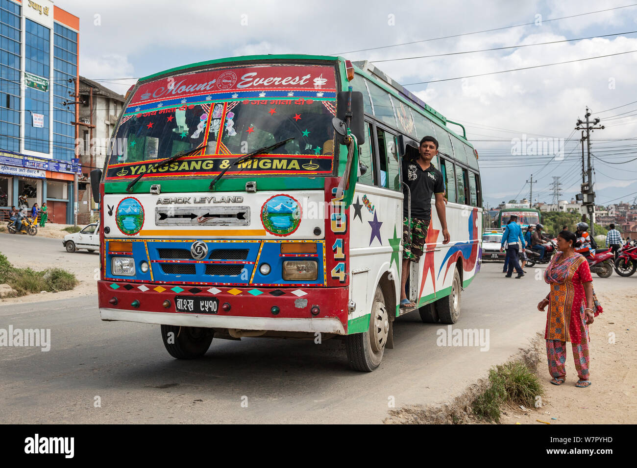 Nepal coach hi-res stock photography and images - Alamy