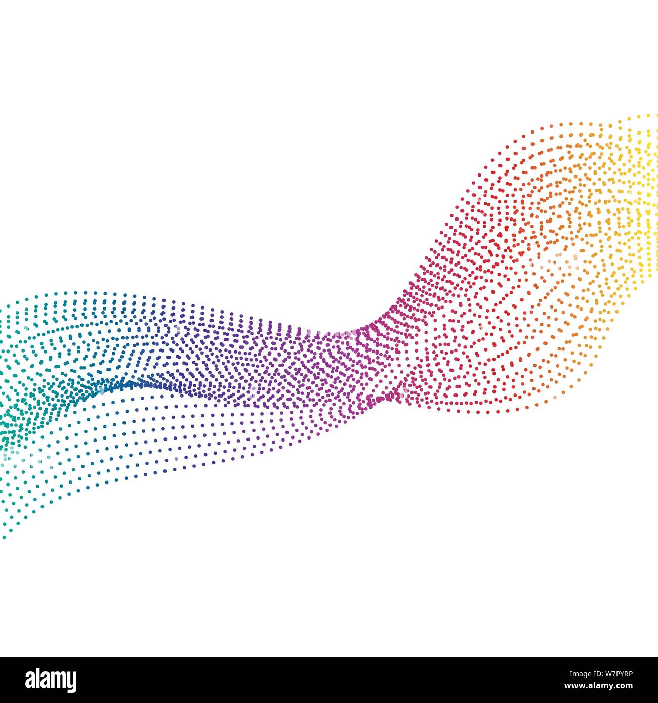 Abstract smooth color wave vector. Curve flow blue motion illustration ...