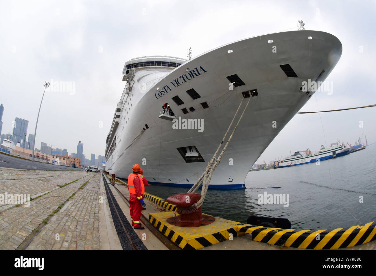 The Costa Victoria cruise ship of Costa Crociere is pictured at the ...
