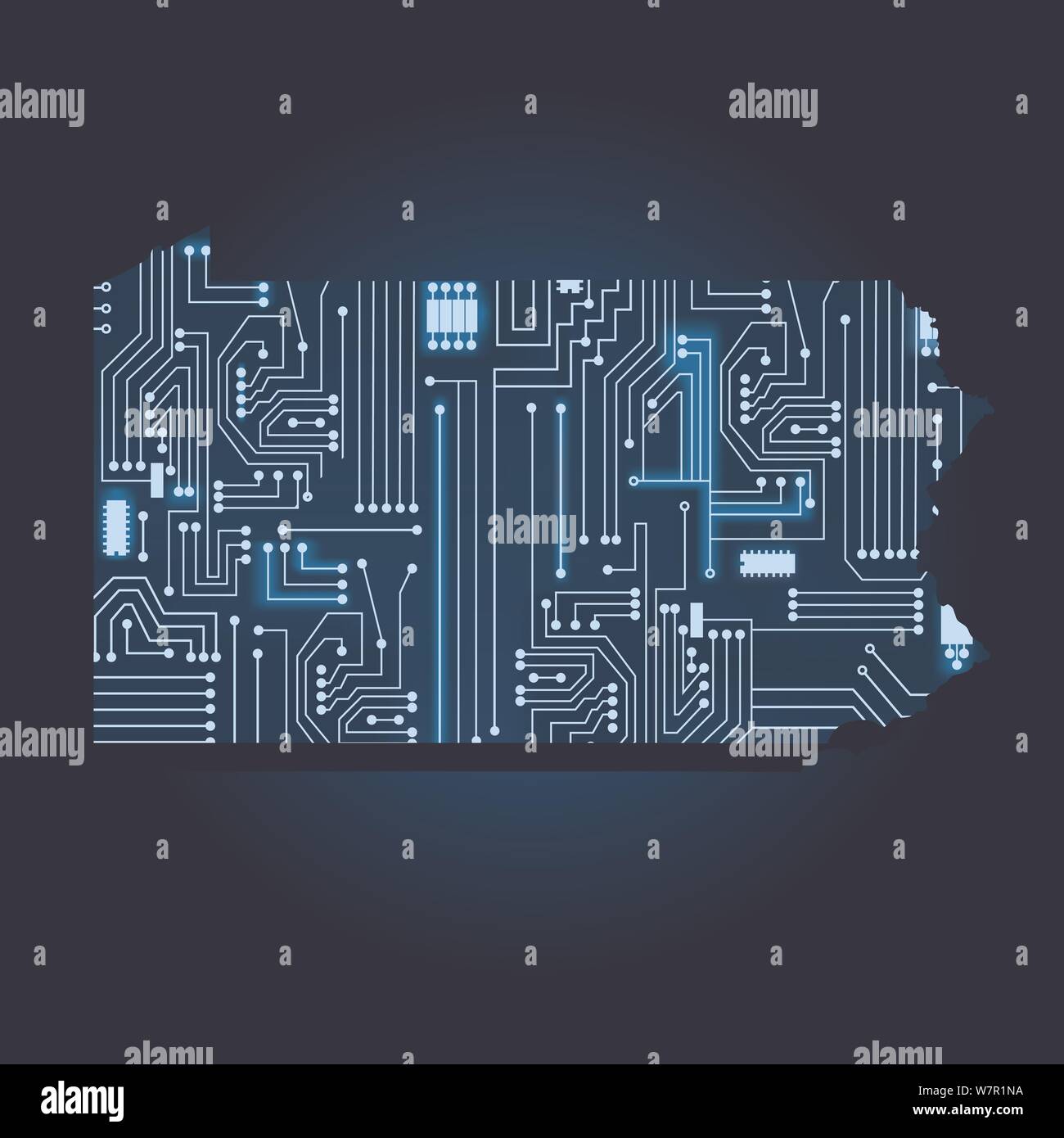 Pennsylvania system Stock Vector Images - Alamy