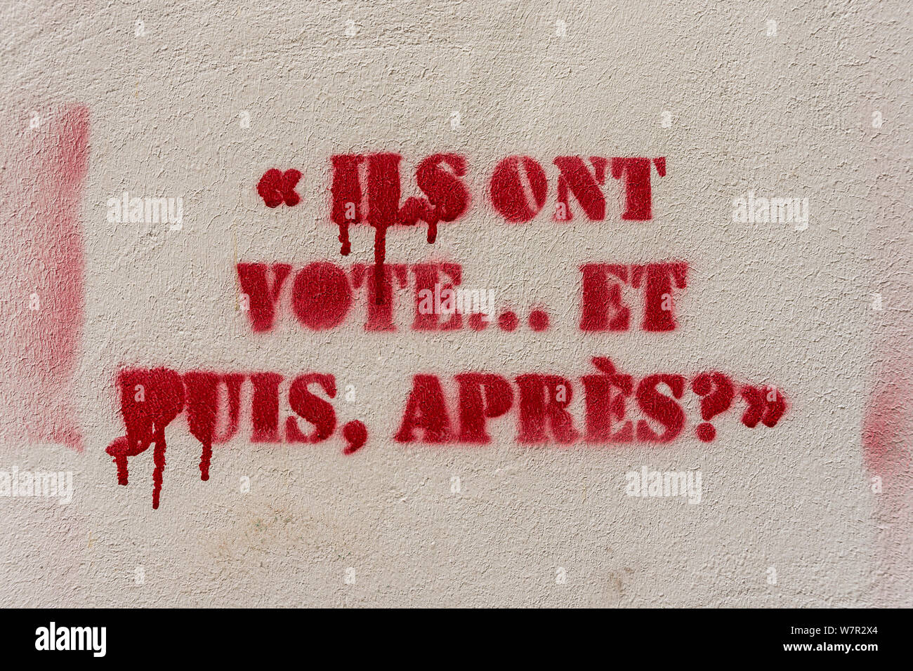 Political stencil hi-res stock photography and images - Alamy